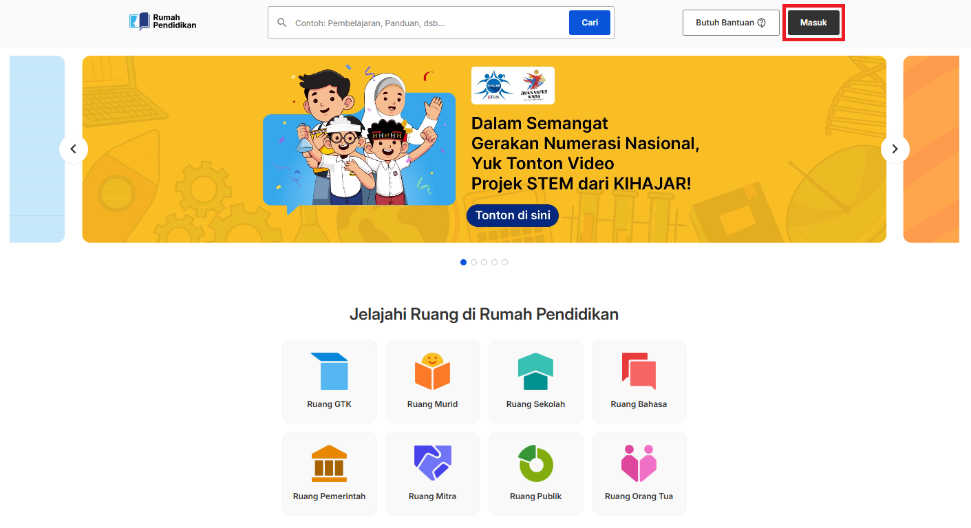 Panduan Mengakses Rumah Pendidikan – Rumah Pendidikan