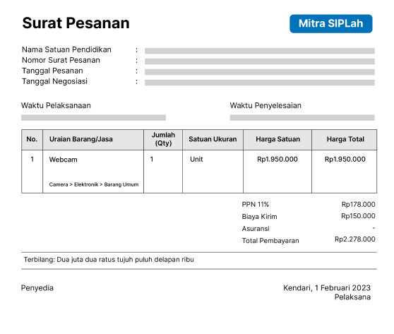6 Dokumen Pengadaan Barang & Jasa yang Terstandardisasi – Rumah Pendidikan