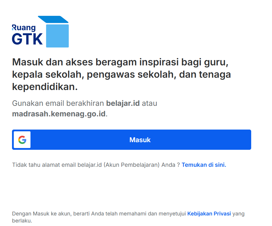 Cara masuk/login ke LMS Bimtek dan Pelatihan Koding dan Kecerdasan ...