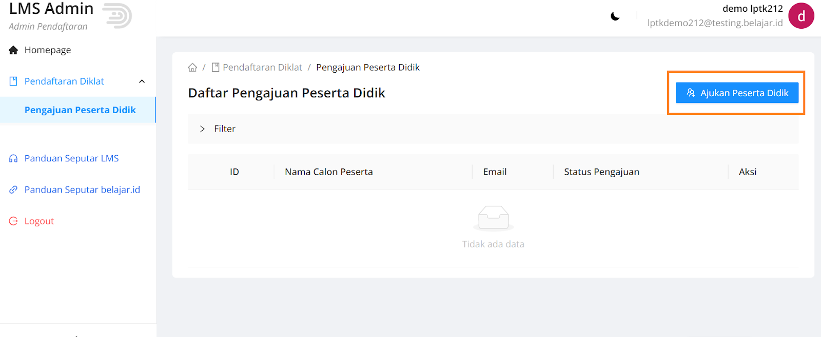 Cara Melakukan Pendaftaran Peserta ke LMS Bimtek dan Pelatihan Koding ...