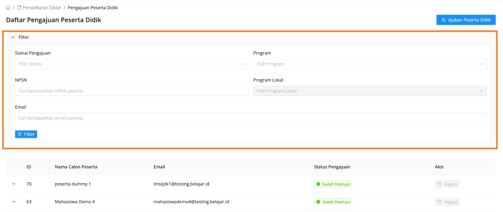 Cara Melakukan Pendaftaran Peserta ke LMS Bimtek dan Pelatihan Koding ...