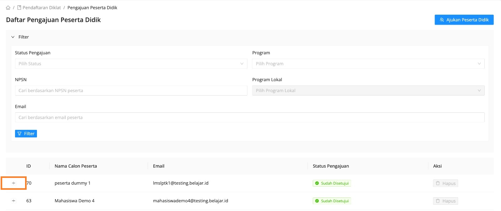 Cara Melakukan Pendaftaran Peserta ke LMS Bimtek dan Pelatihan Koding ...