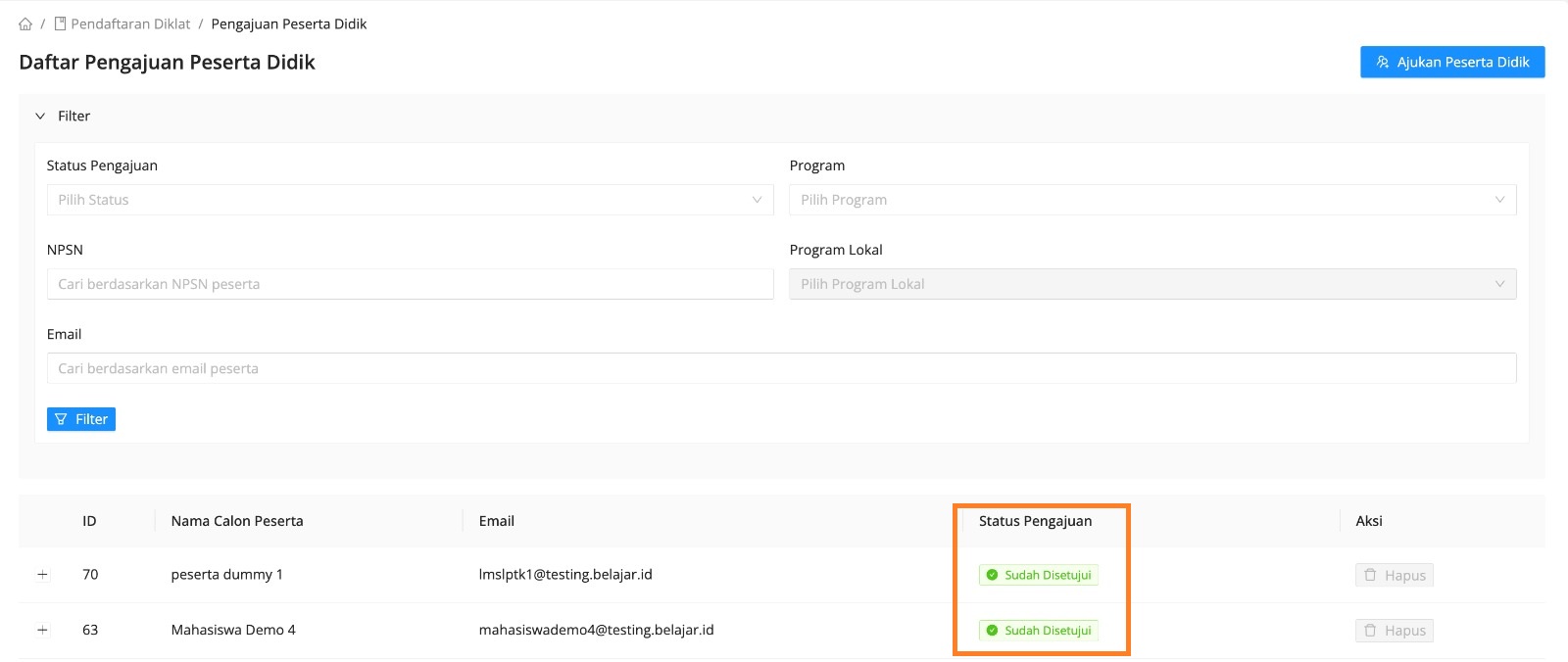 Cara Melakukan Pendaftaran Peserta ke LMS Bimtek dan Pelatihan Koding ...