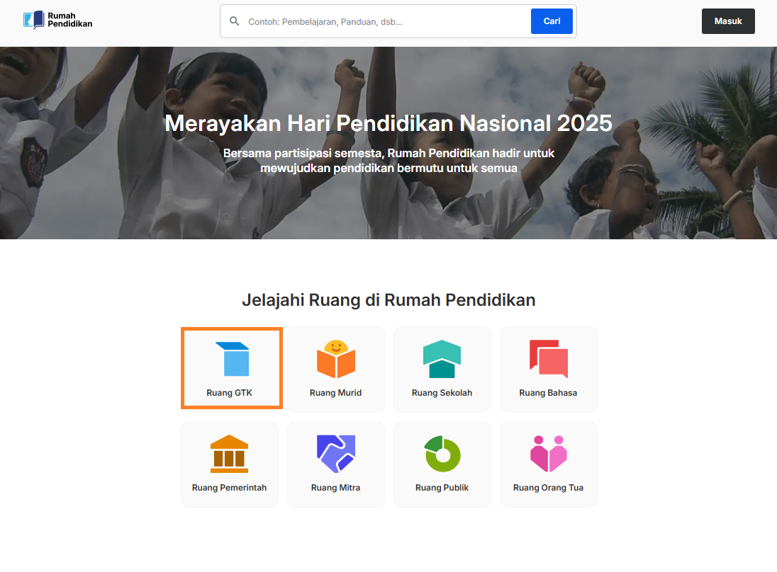 Cara Masuk/login ke LMS Pelatihan Peningkatan Kompetensi Tenaga ...