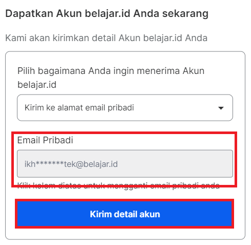 Cara Mengirim Detail Akun belajar.id ke Email untuk Pendidik – Rumah ...
