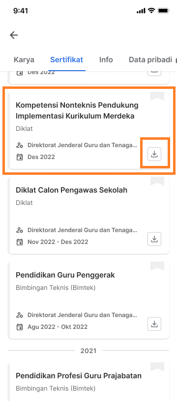 Halaman Profil di Ruang GTK – Rumah Pendidikan
