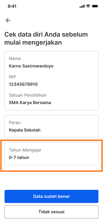 Mengecek Data Diri dan Mengisi Refleksi Kompetensi Kepala Sekolah ...